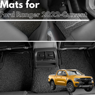 for All New Ford® Ranger Ranger 2022-Current CarMatsCulture Premium Car ...