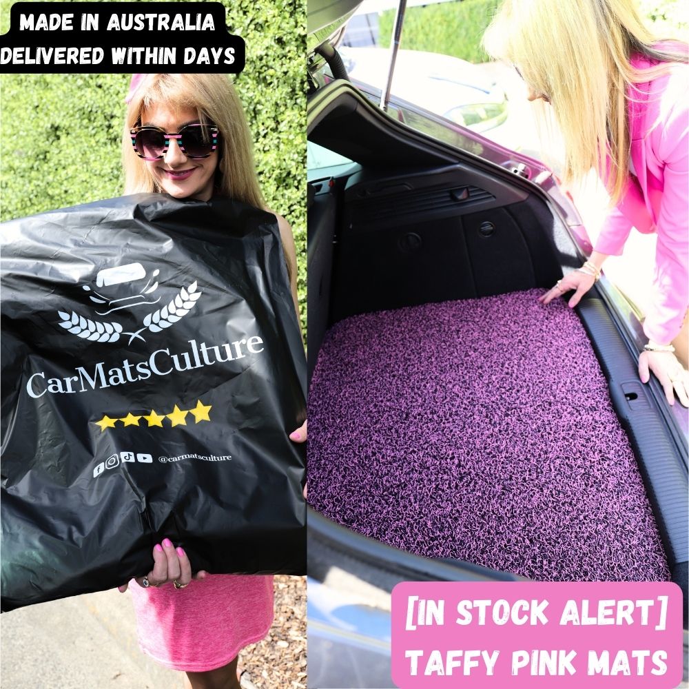 Buy Limited Edition Taffy Pink Car Mats - Exclusive Car Mats