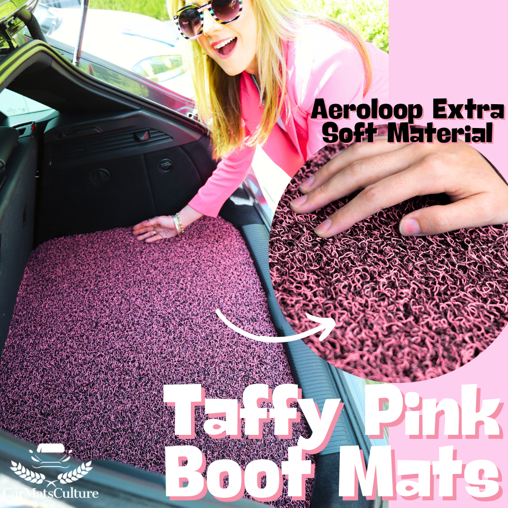 Buy Limited Edition Taffy Pink Car Mats - Exclusive Car Mats