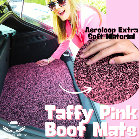 Buy Limited Edition Taffy Pink Car Mats - Exclusive Car Mats