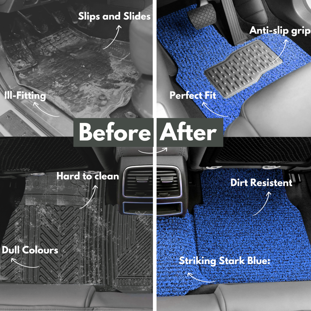 Discover CarMatsCulture's Stark Blue Car Mats: Embrace the Limitless ...